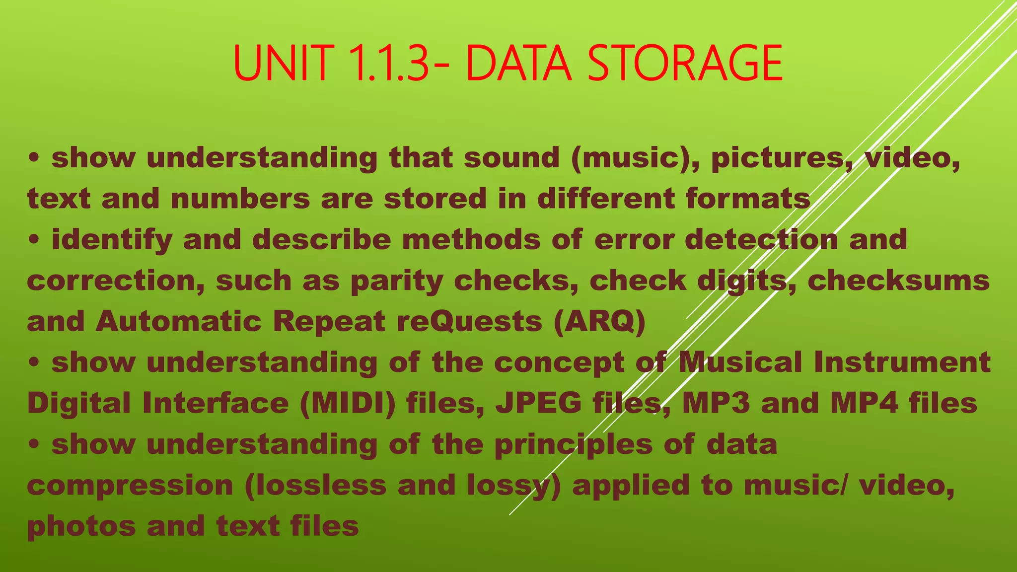 1.1.3 DATA STORAGE | PPT