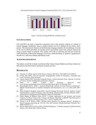 SYNTACTIC ANALYSIS BASED ON MORPHOLOGICAL CHARACTERISTIC FEATURES OF THE ROMANIAN LANGUAGE | PDF