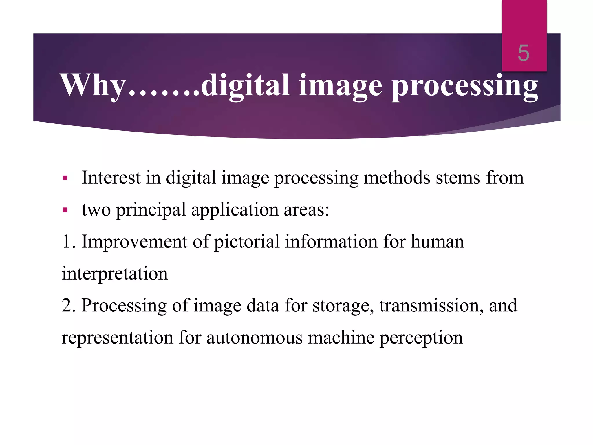 1.introduction to image processing | PPTX