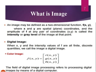 1.introduction to image processing | PPTX