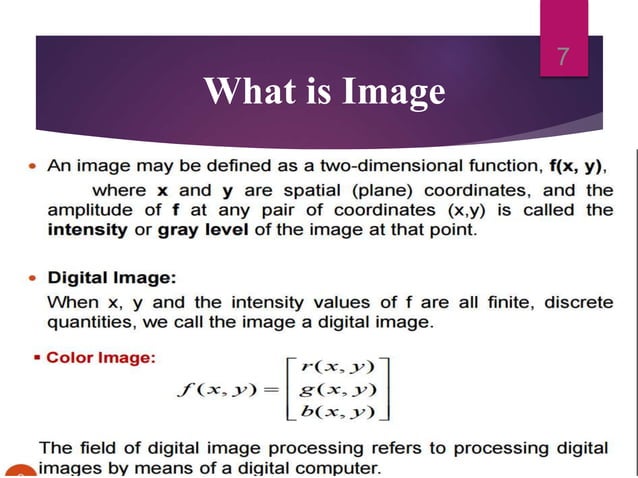 1.introduction to image processing | PPTX