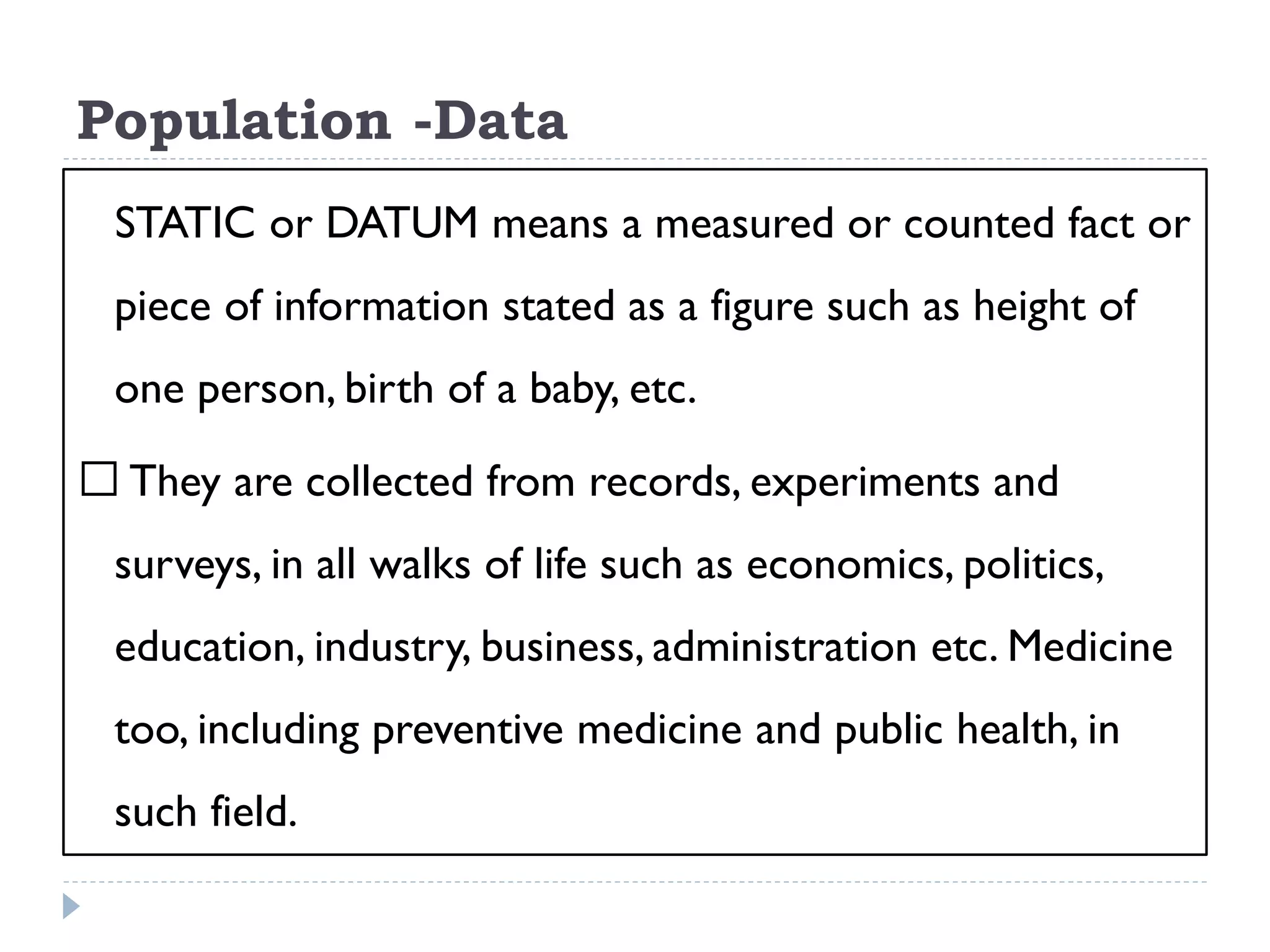 1. Introduction to biostatistics | PDF