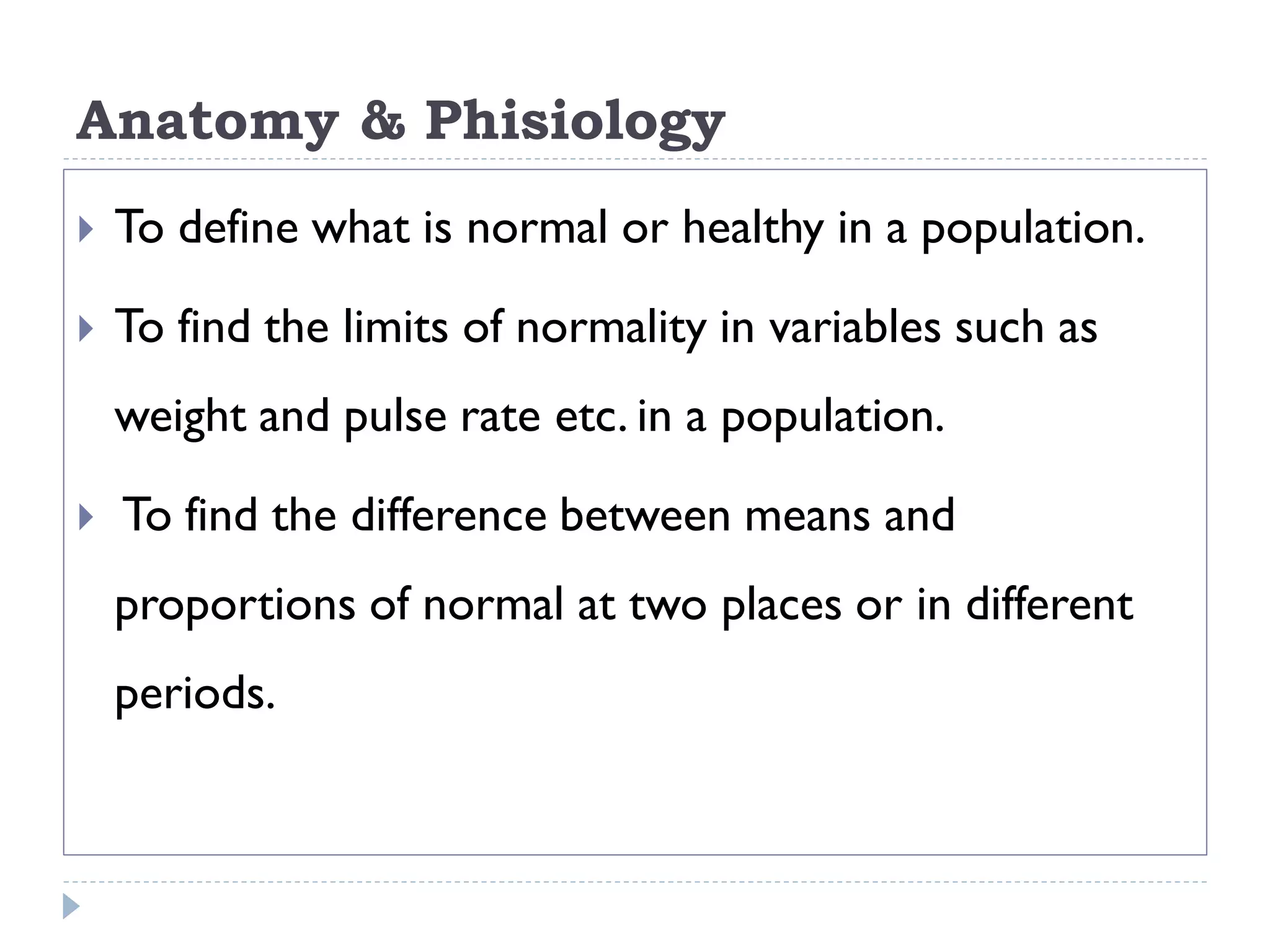 1. Introduction to biostatistics | PDF
