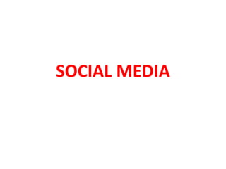 1. Social Media - An Introduction | PPTX | Social Networking | Internet
