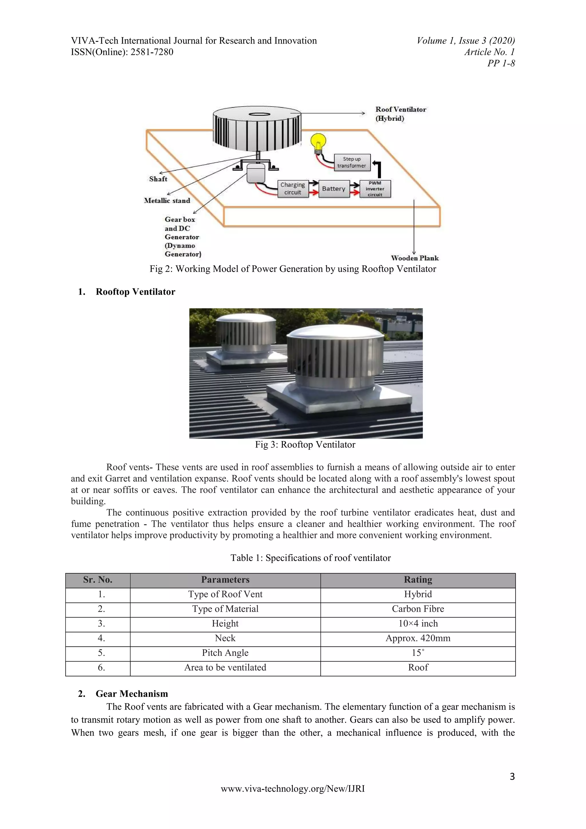 Design and Implementing of Roof Ventilator in Small Scale Industry for ...