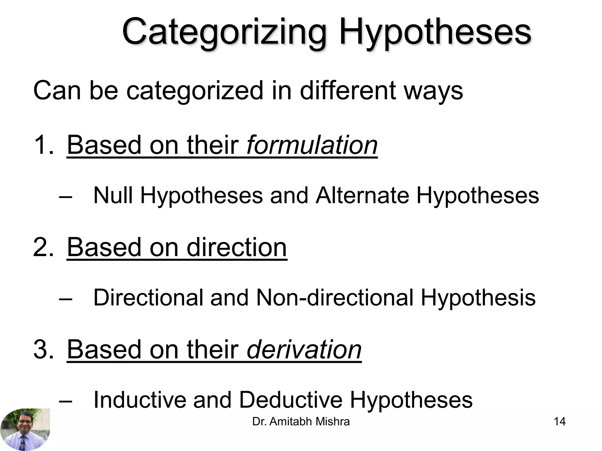 Hypothesis | PDF