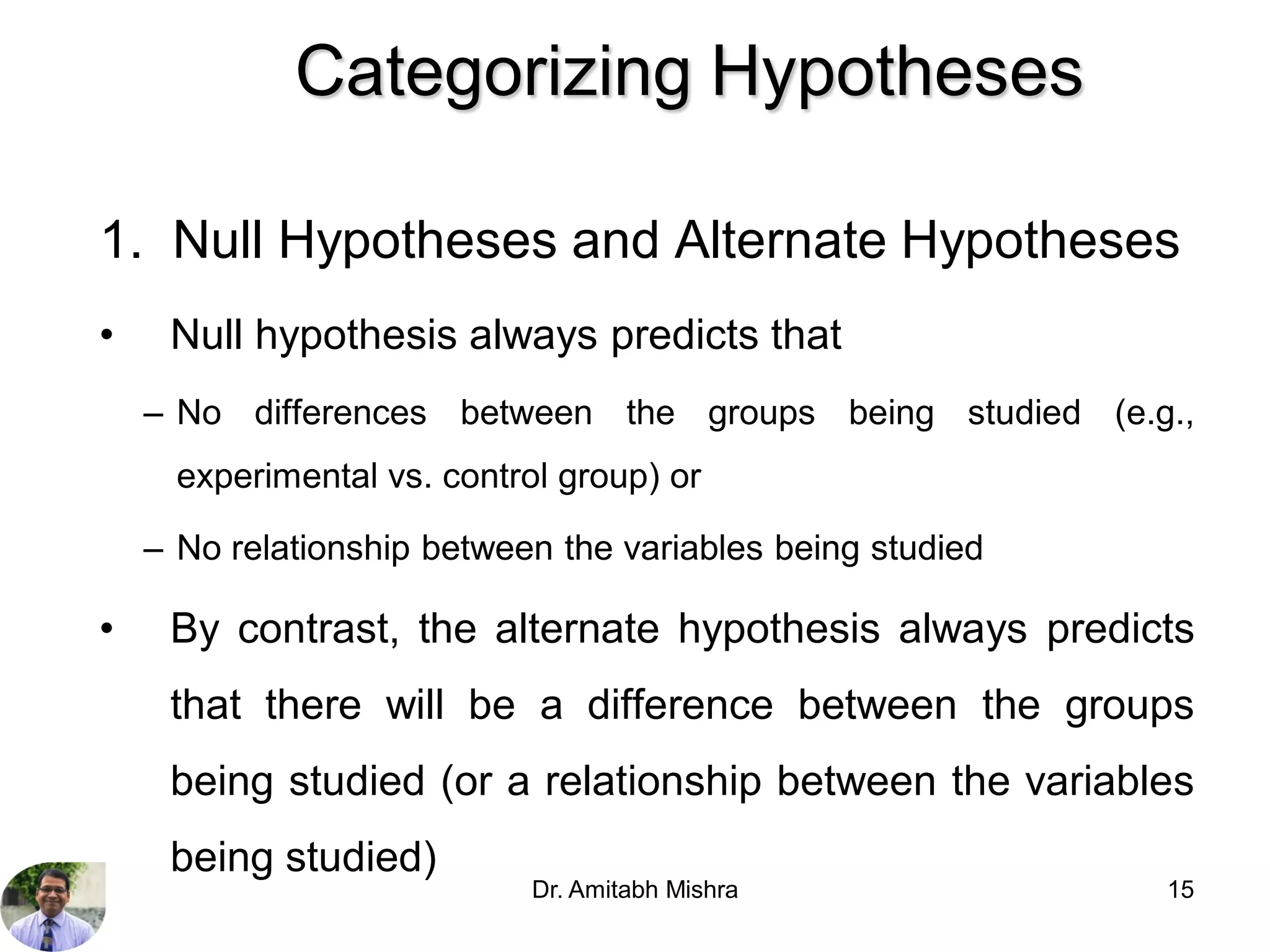 Hypothesis | PDF