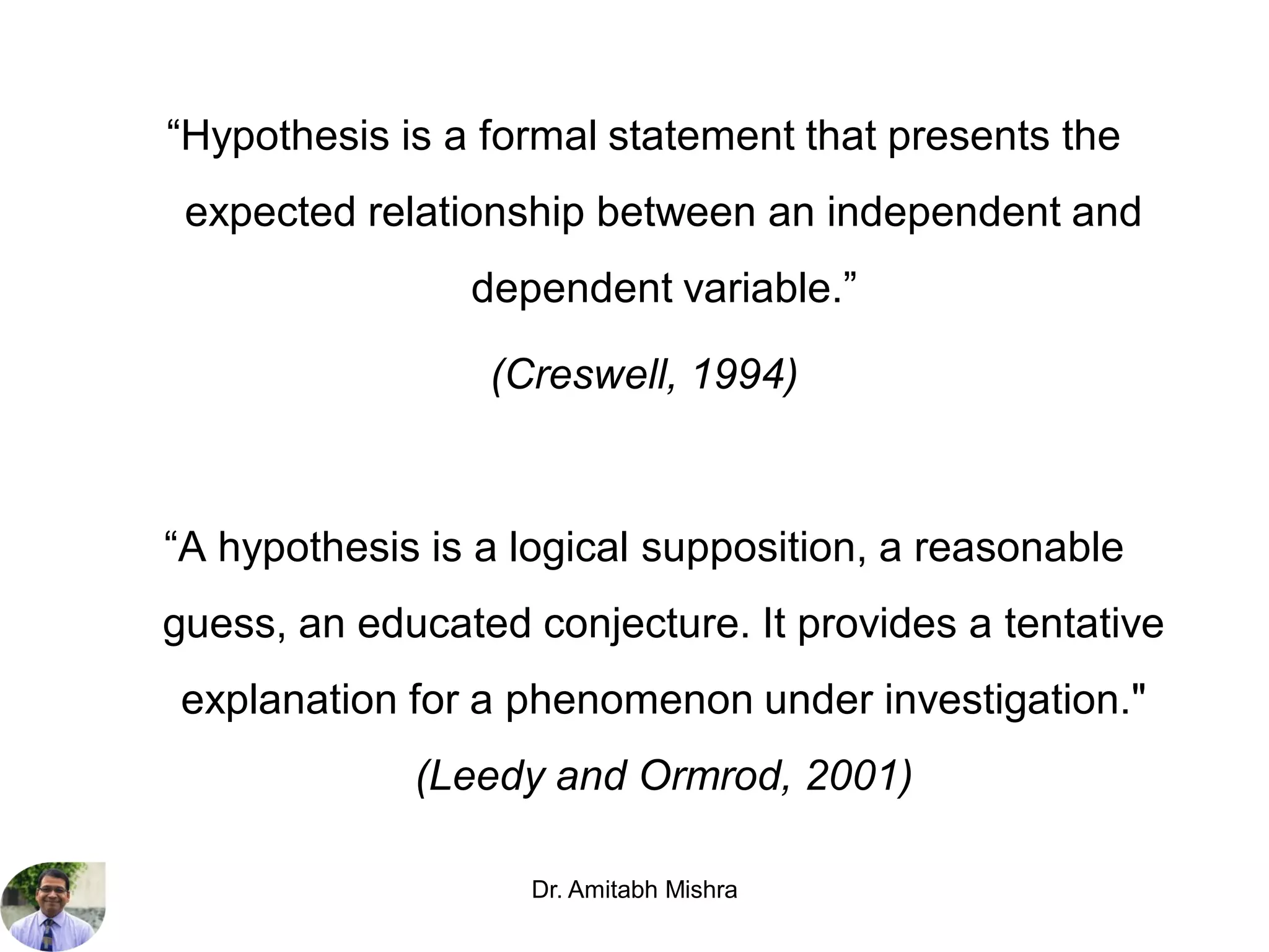 Hypothesis | PDF