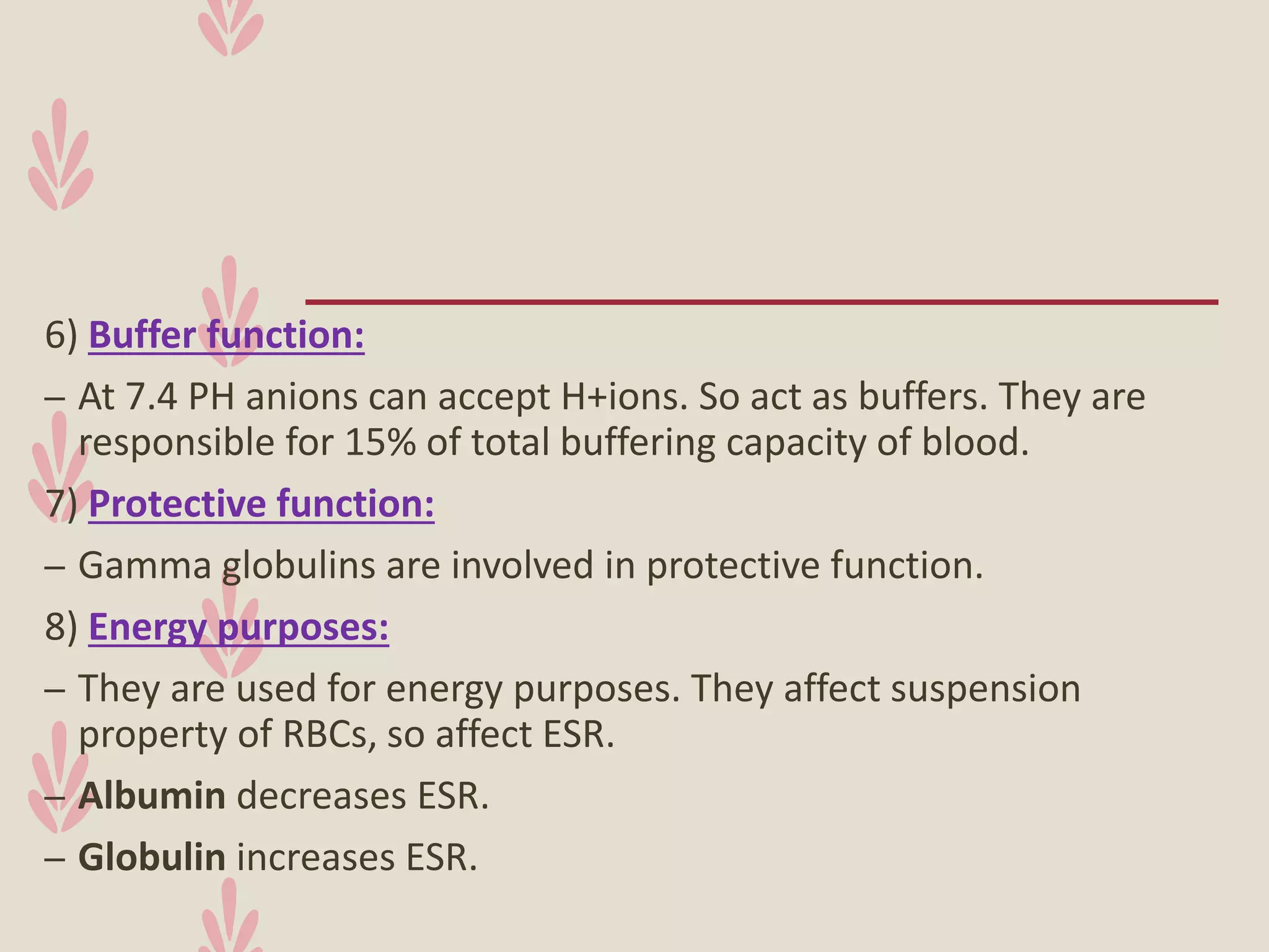 BLOOD composition&functions of blood,plasma proteins.(The Guyton and ...