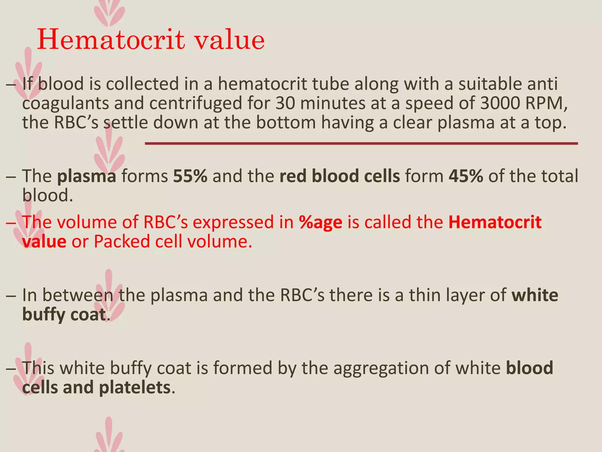 BLOOD composition&functions of blood,plasma proteins.(The Guyton and ...