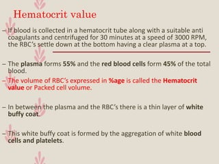 BLOOD composition&functions of blood,plasma proteins.(The Guyton and ...