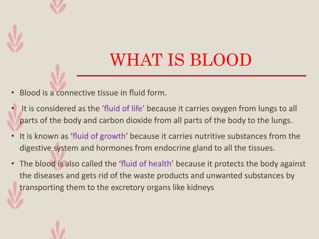 BLOOD composition&functions of blood,plasma proteins.(The Guyton and ...