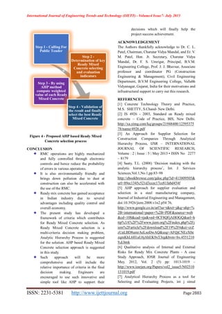 An Approach for Ready Mixed Concrete Selection for Construction Companies through Analytic ...