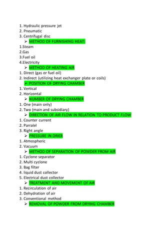 Dairy Process Engineering | DOCX