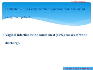 LEUCORRHOEA, Physiological Vaginal Discharge, SHWETA PRADARA ...
