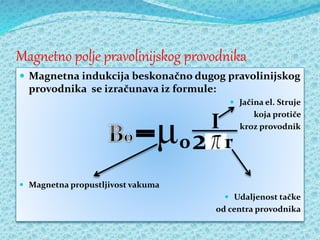 1. magnetno polje strujnih provodnika | PPTX