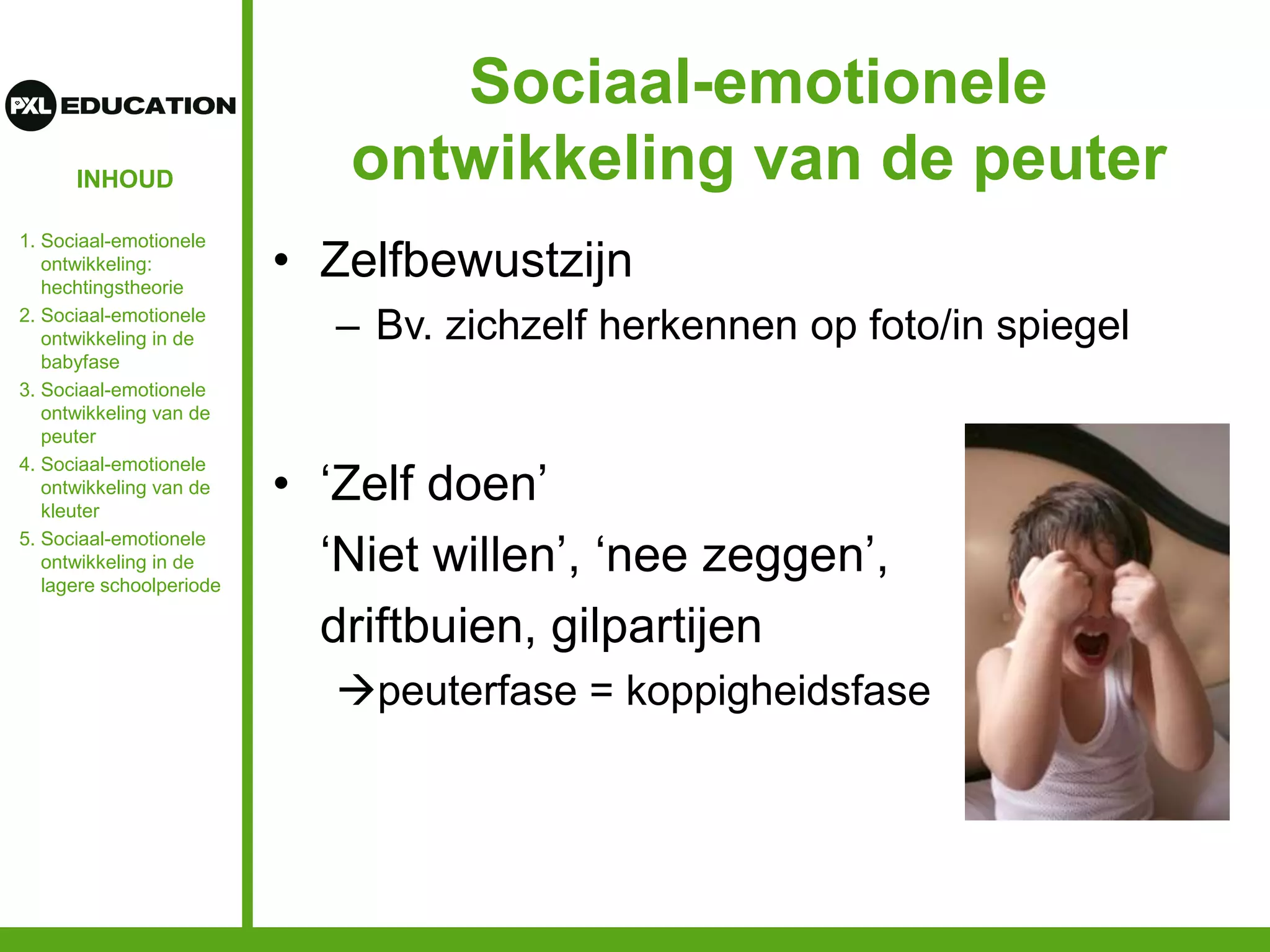 PPT theoretische omkadering (sociaal emotionele ontwikkeling) | PPTX