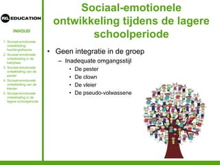 PPT theoretische omkadering (sociaal emotionele ontwikkeling) | PPTX