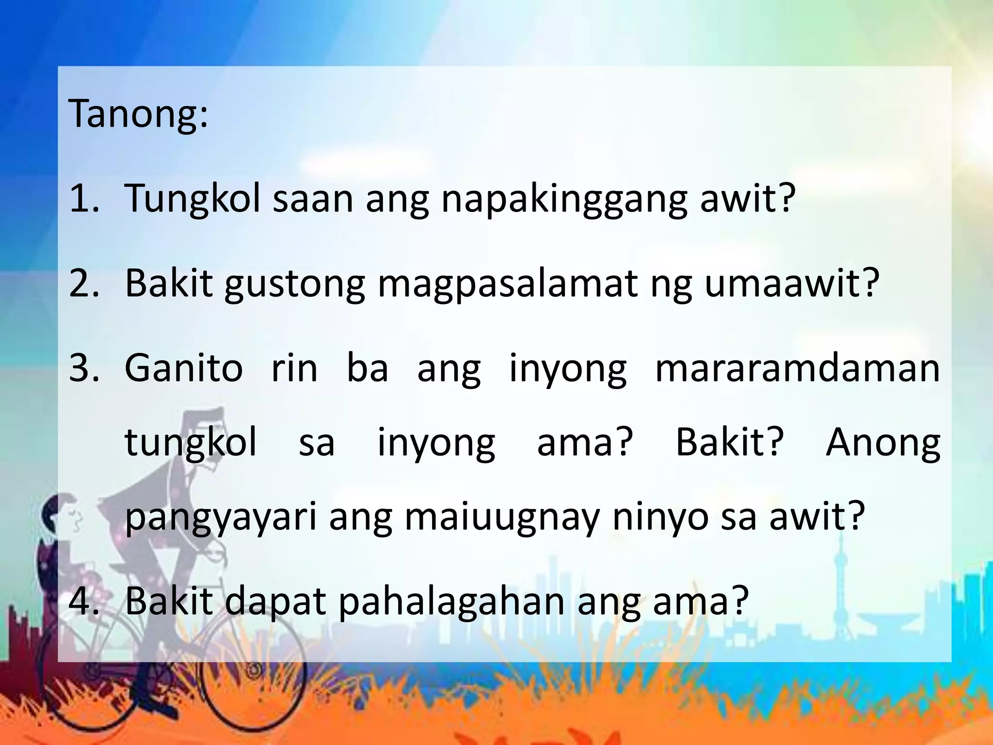 1.1 tuklasin | PPT