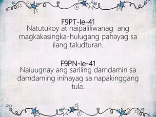 1.3 linangin | PPTX