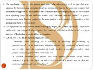 Data Exclusivity | PPTX