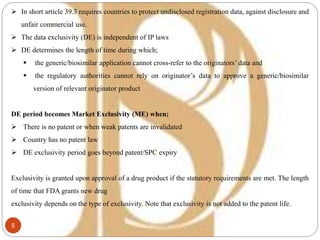 Data Exclusivity | PPTX