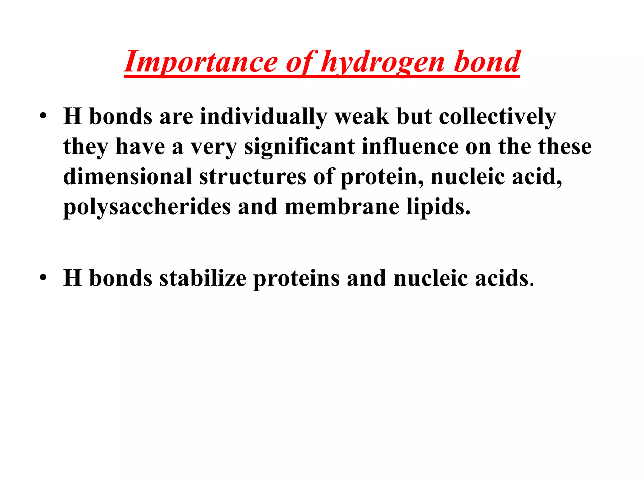 hydrogen bond by KK Sahu sir | PPT