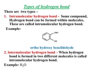 hydrogen bond by KK Sahu sir | PPT