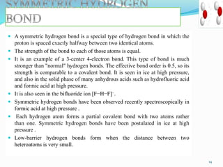 hydrogen bond 2 by KK Sahu sir | PPTX