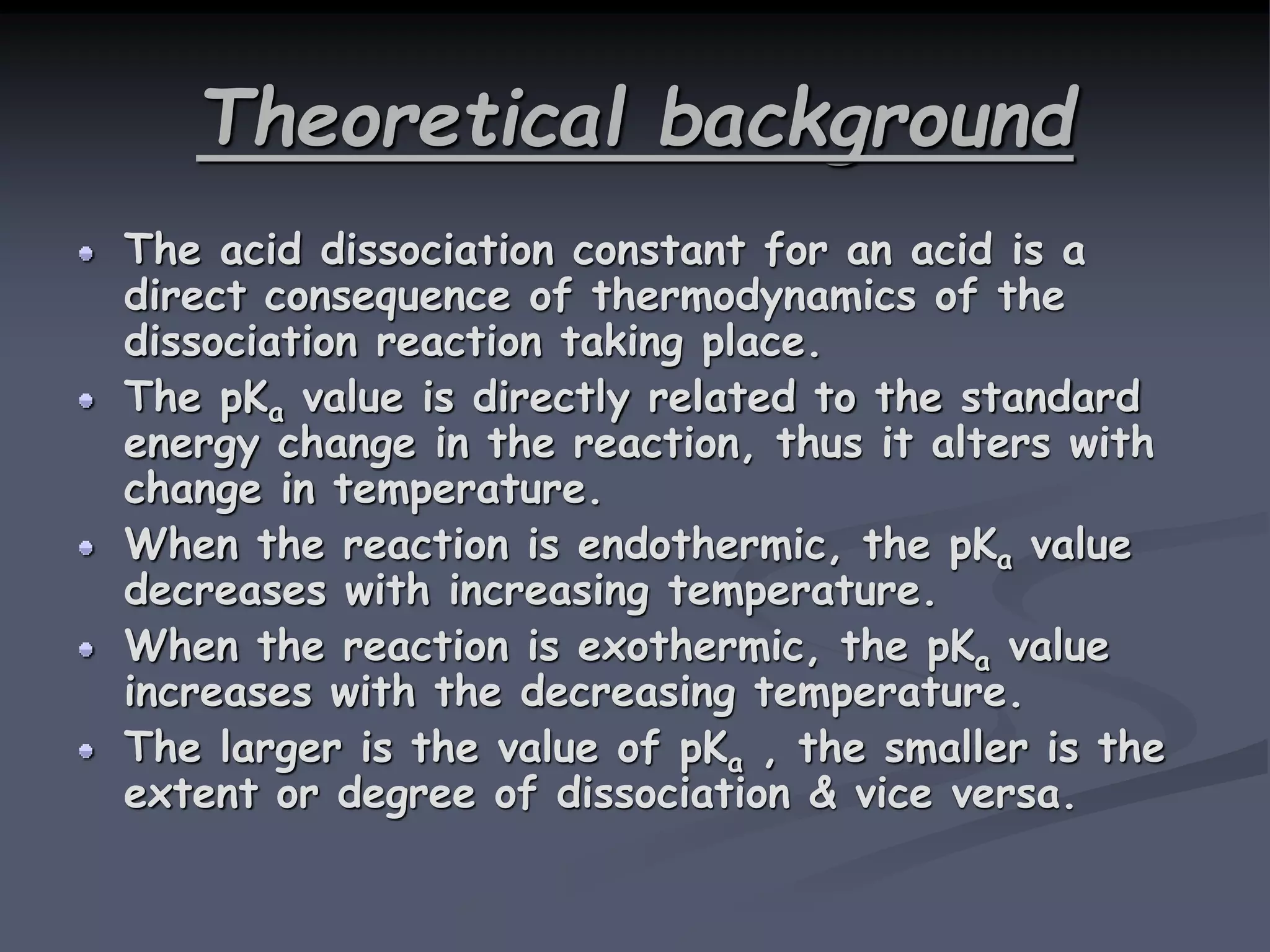pka and acid dissociation constant | PPT