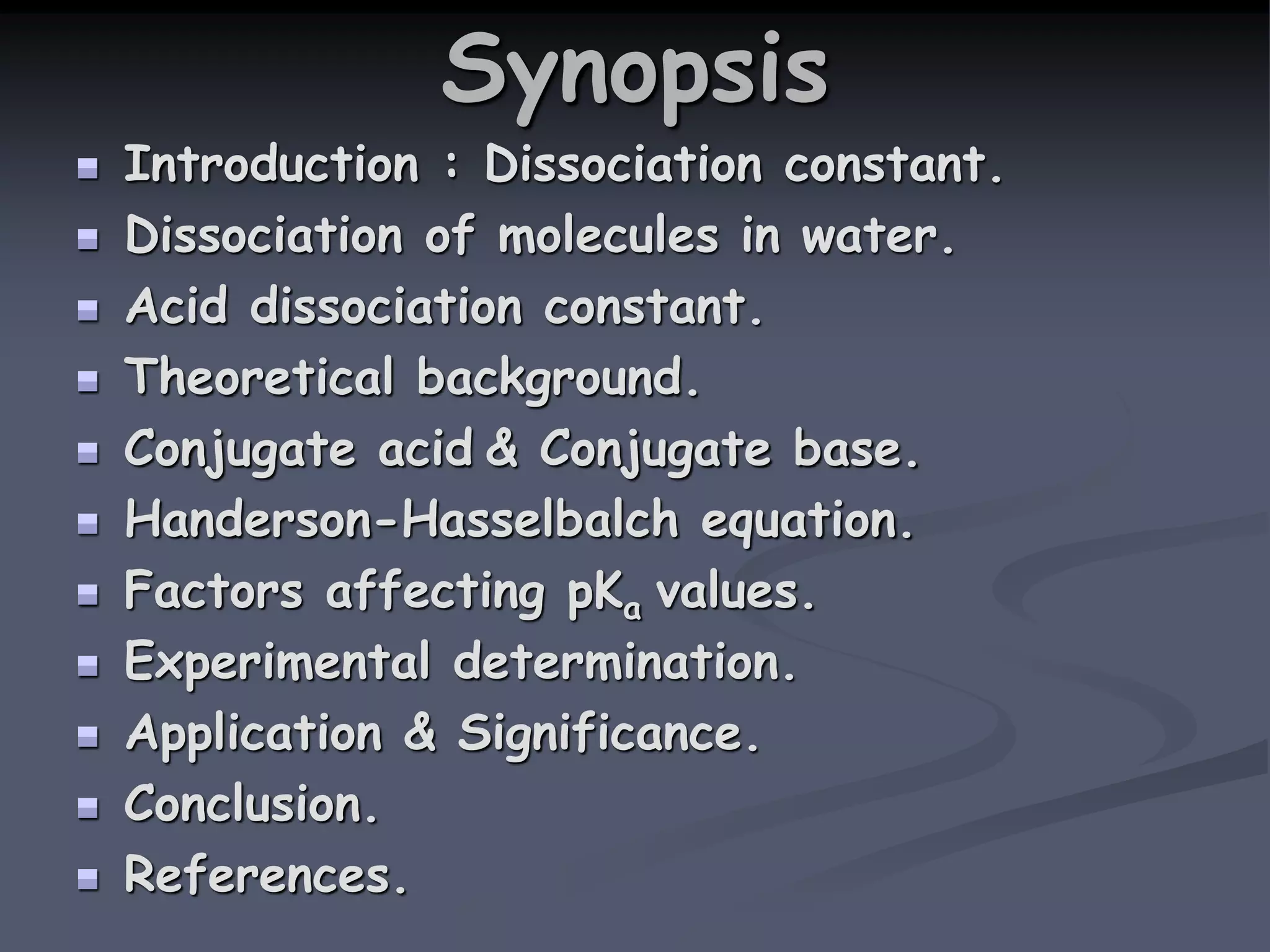 pka and acid dissociation constant | PPT
