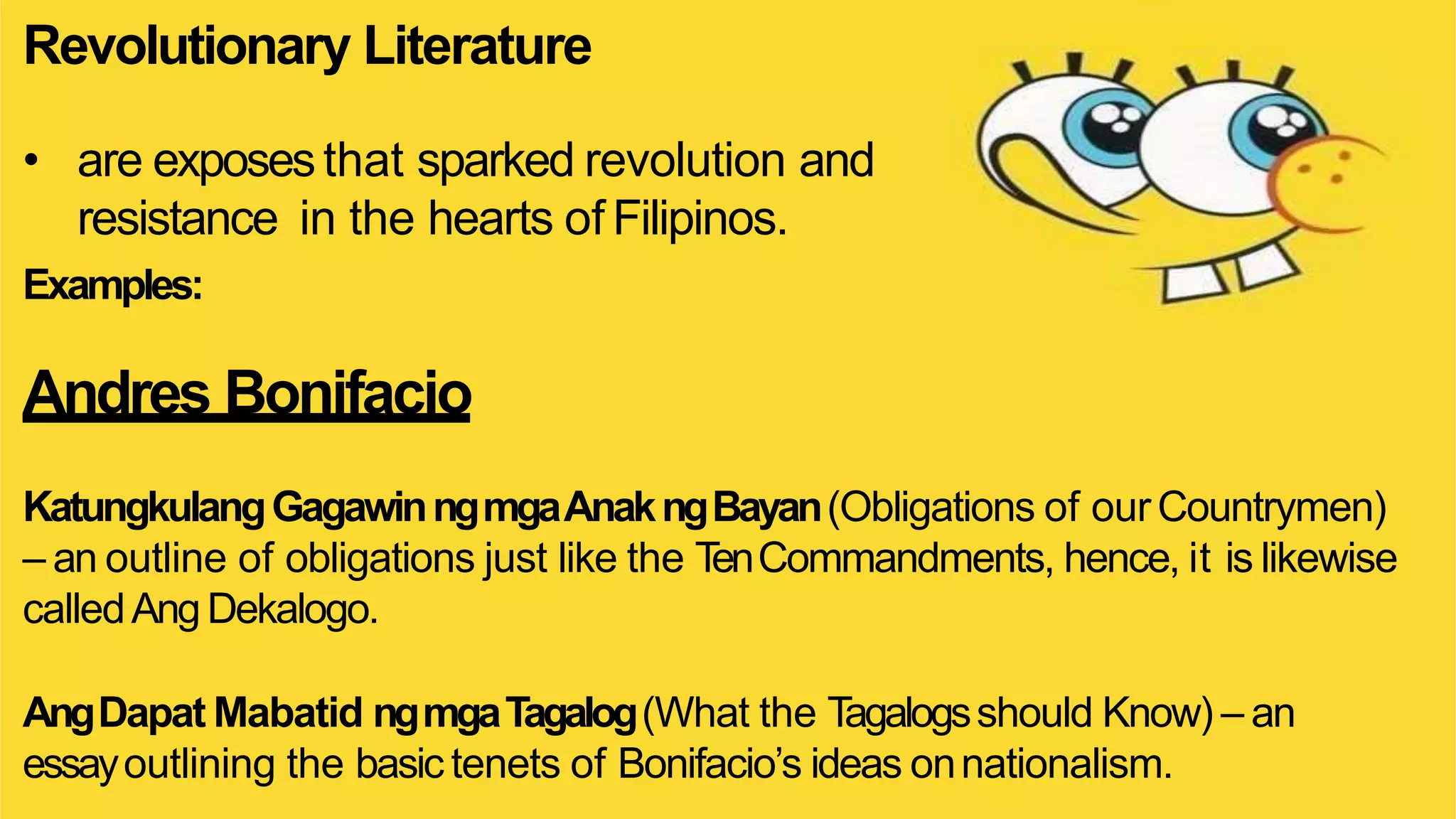 Various dimensions of Philippine literary history from pre- colonial to contemporary | PPTX ...