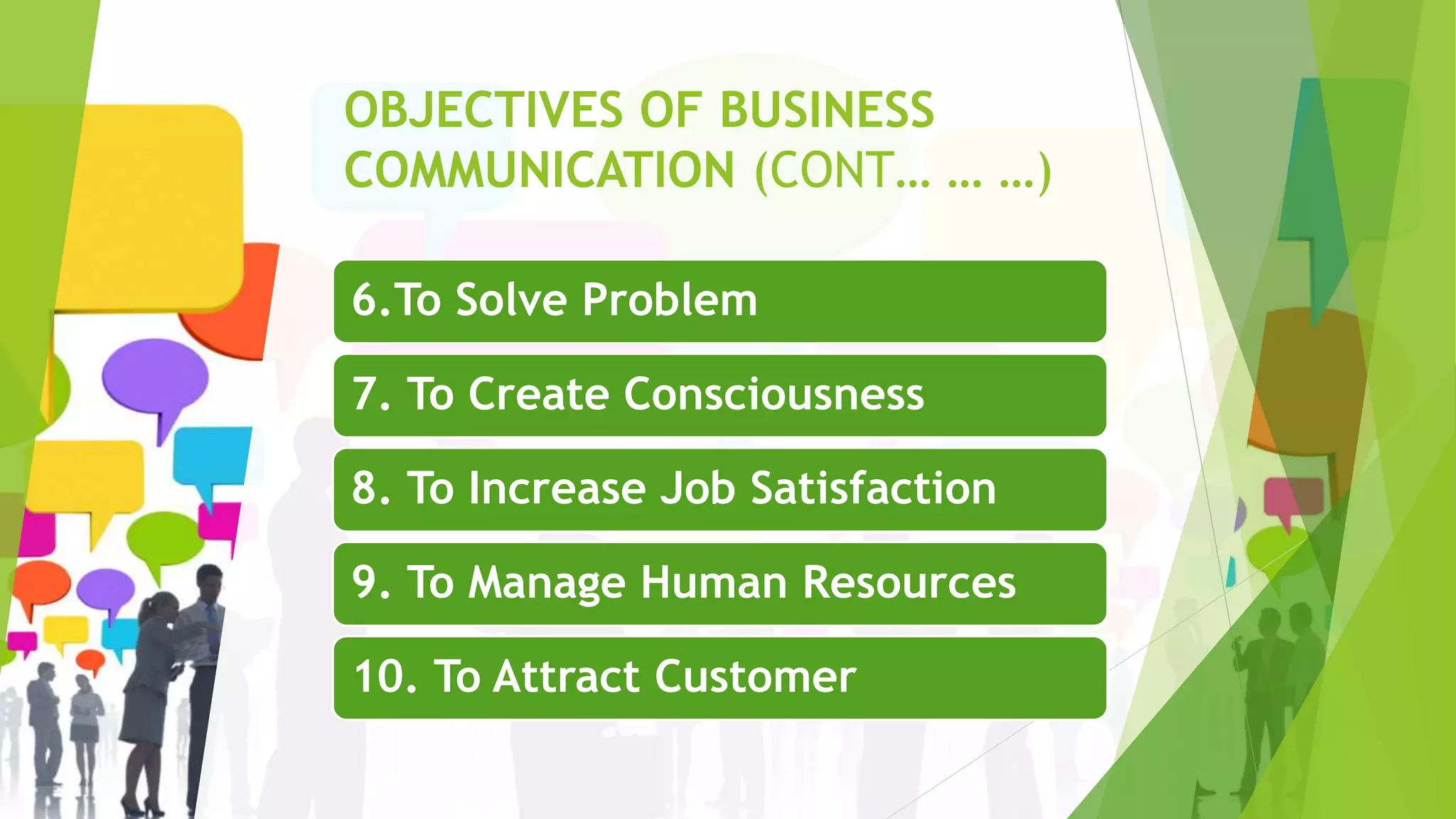 Meaning and Objectives of Business Communication | PPTX