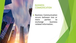 Meaning and Objectives of Business Communication | PPTX