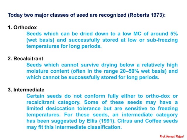 Classification of seeds | PPT