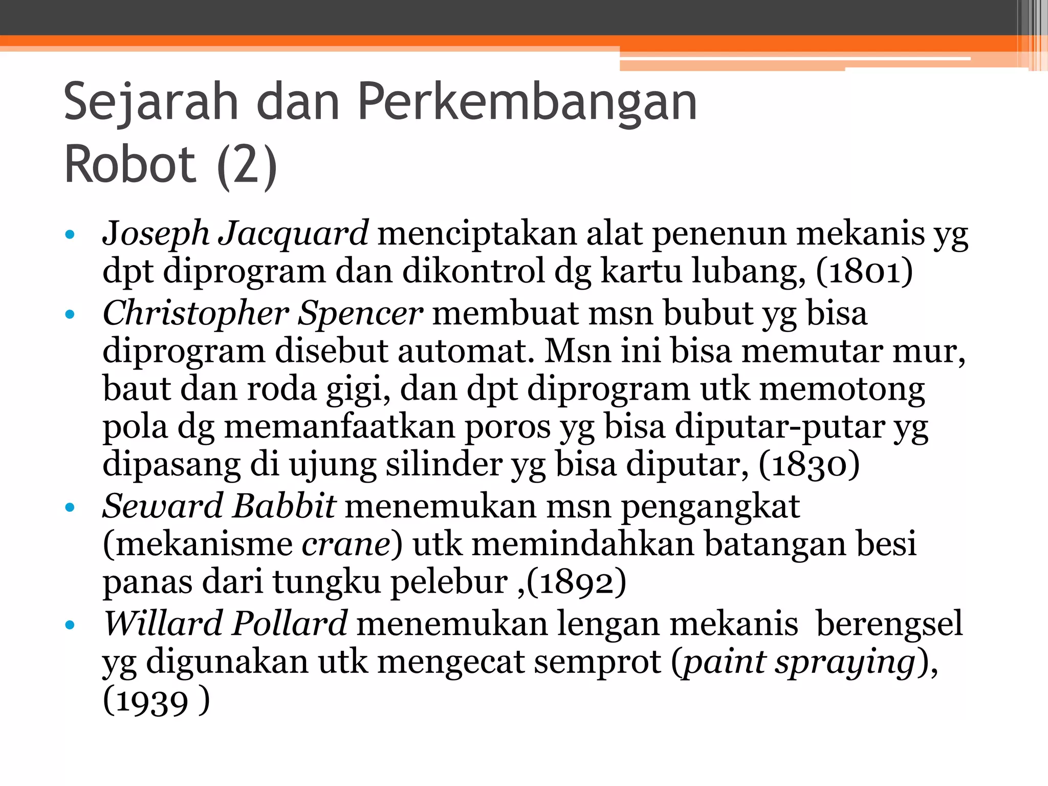 1. pengenalan dasar robotika | PPT