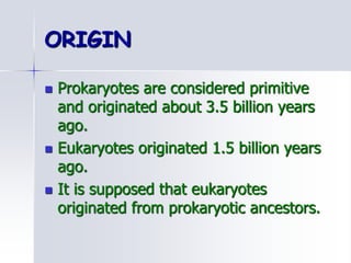 Structure of prokariyotic and eukariyotic cells By KK Sahu Sir | PPT