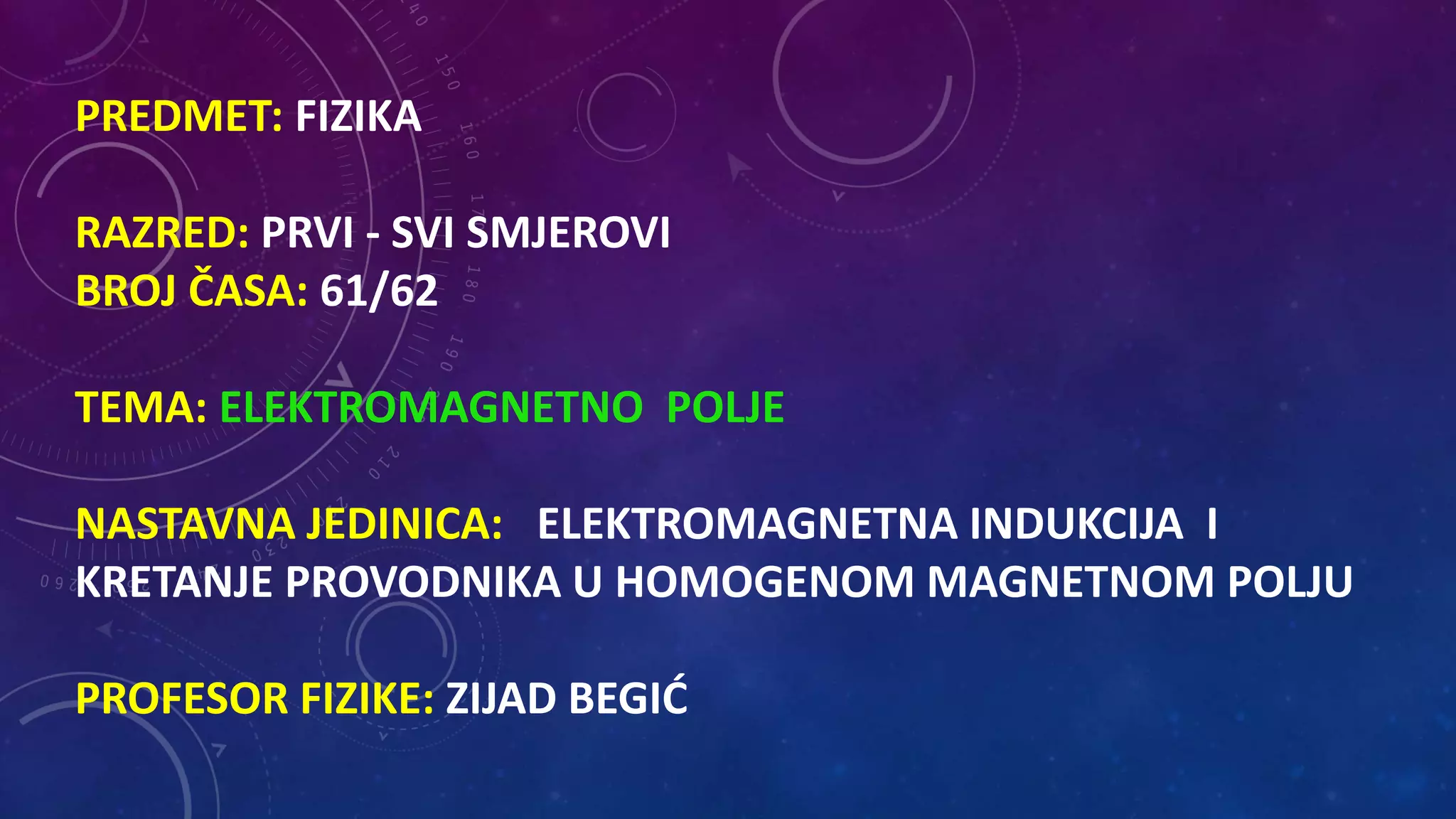 Elektromagnetno polje | PPTX