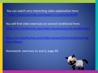 Second conditional | PPTX