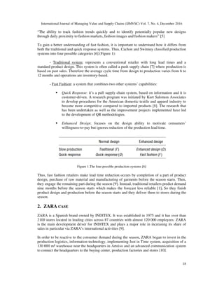 FAST FASHION IN THE MOROCCAN APPAREL SUPPLY CHAIN: A CASE STUDY | PDF