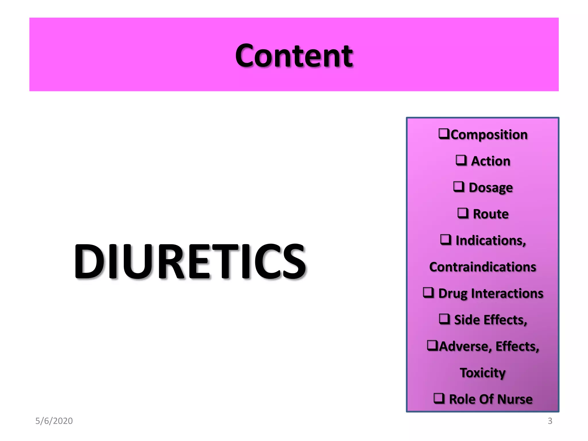 1.urinary drugs 6 may | PPTX