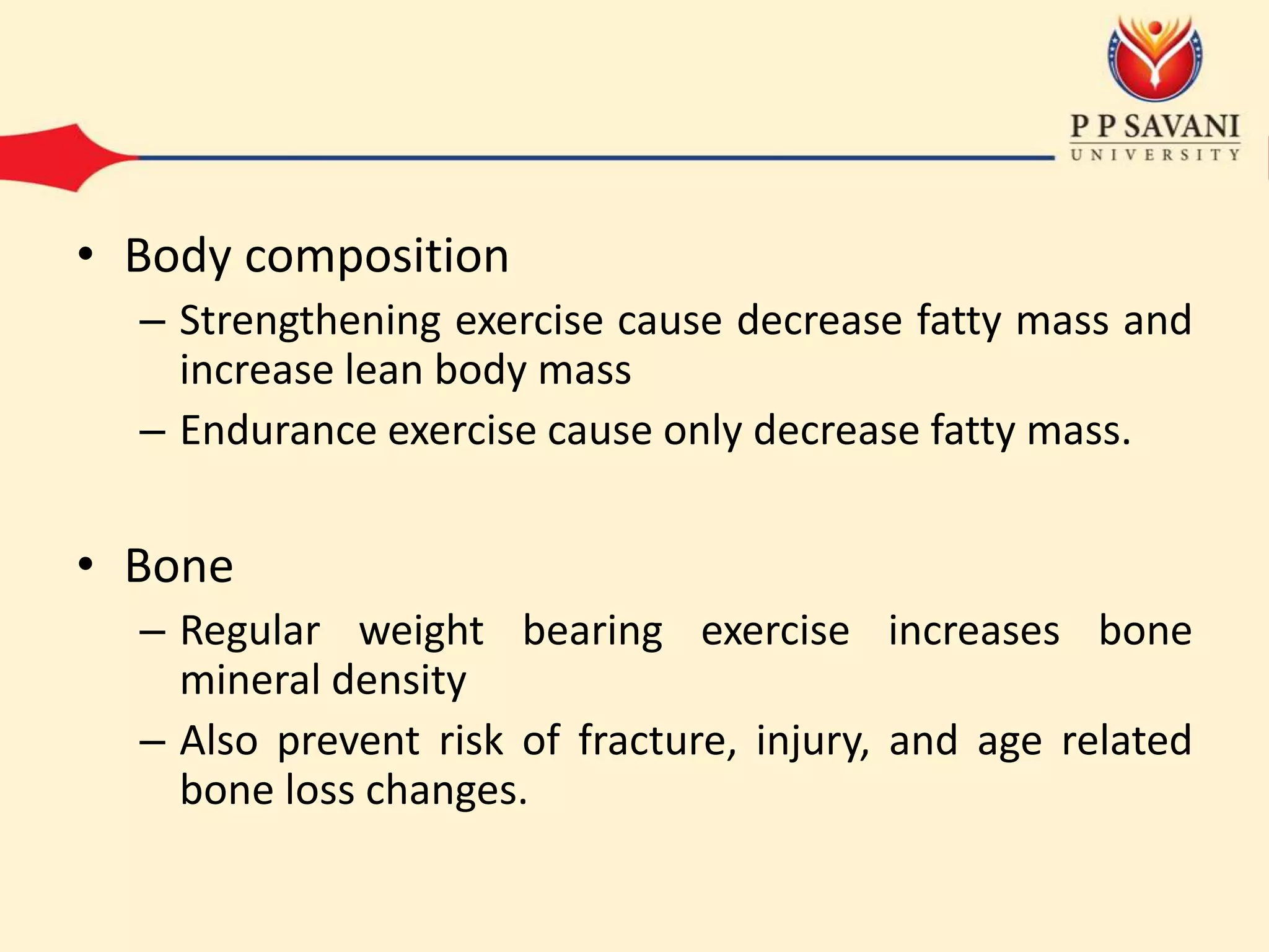 1. Effect of exercise on Body systems | PPTX
