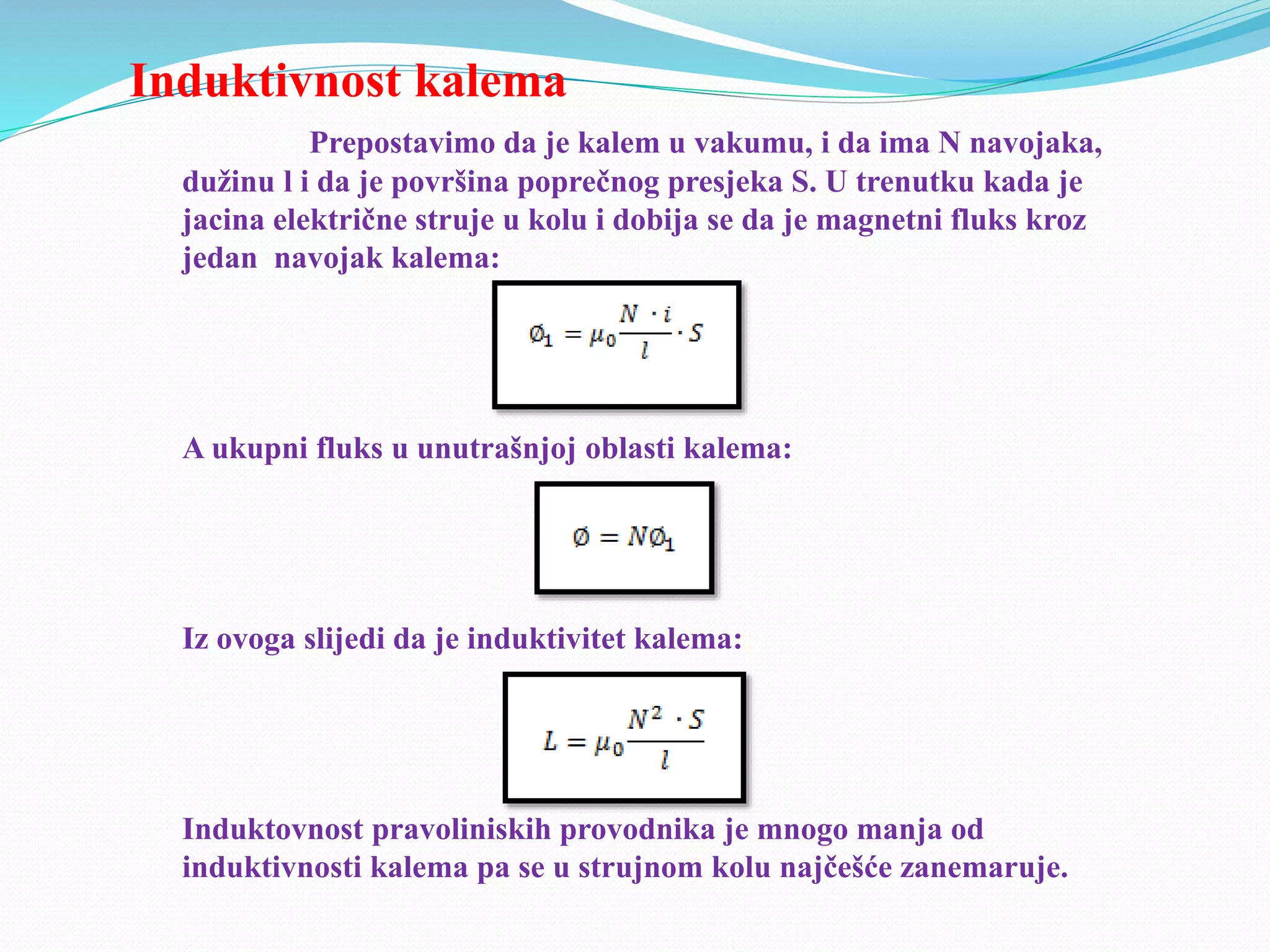 Elektromagnetna samoindukcija | PPTX