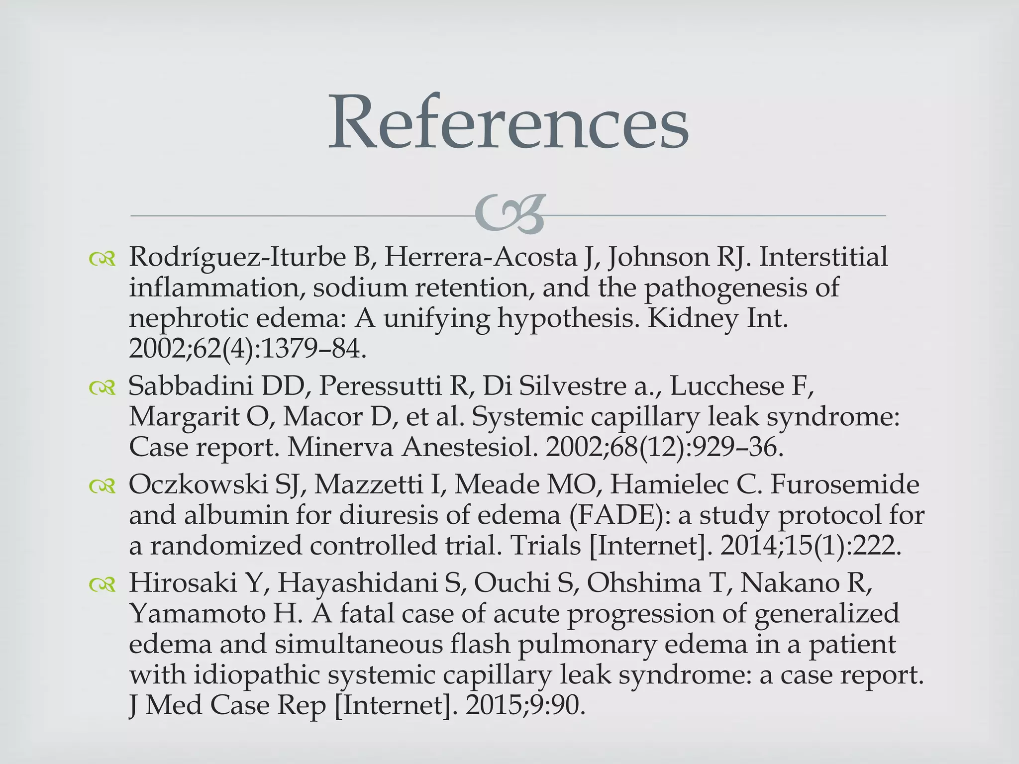 Generalized Anasarca | PPTX