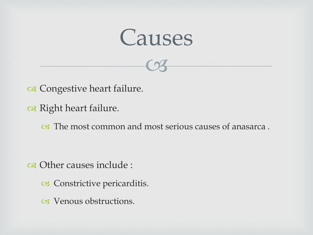 Generalized Anasarca | PPT