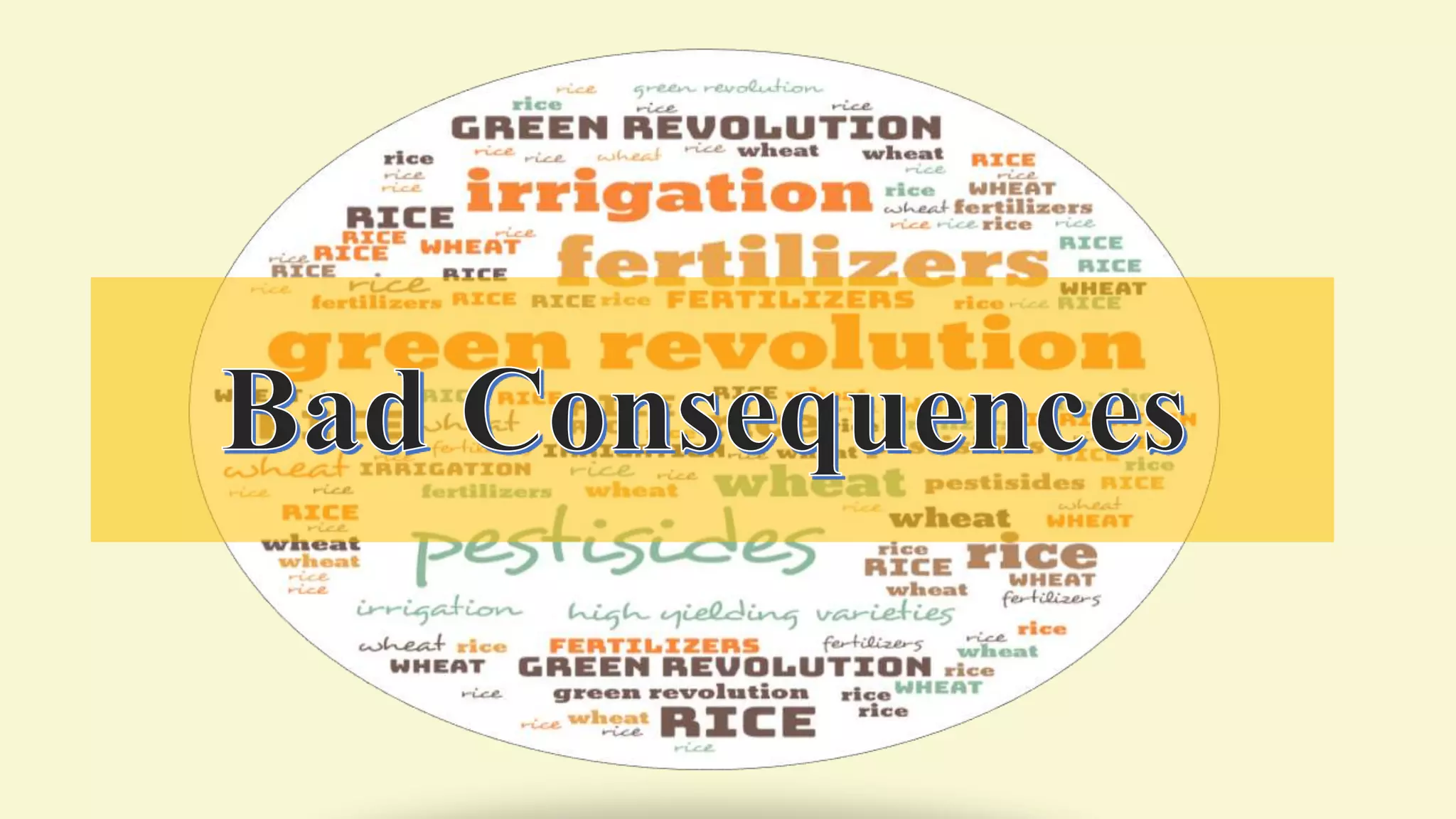 Green revolution- good and bad effects in India: a review with facts ...