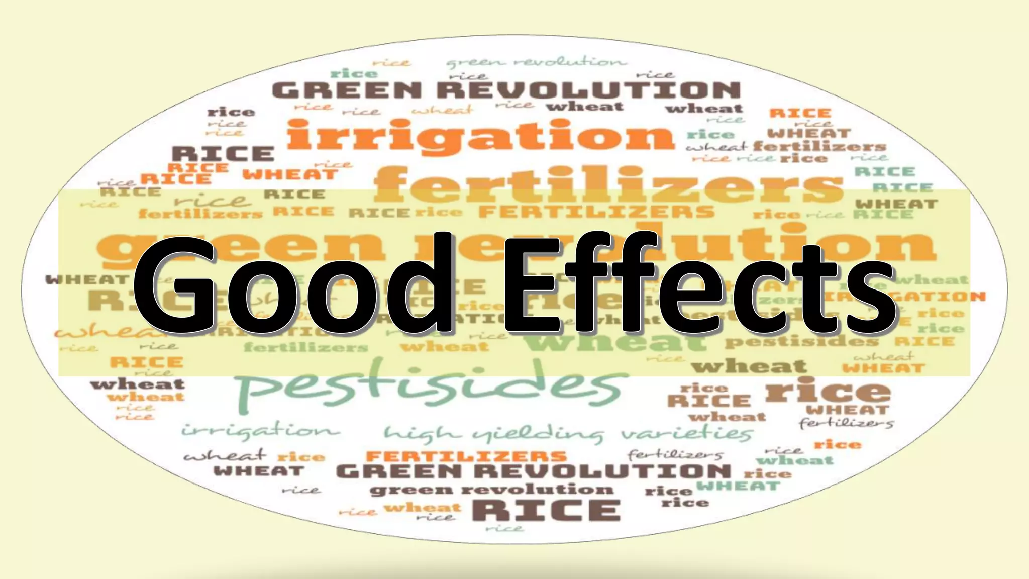 Green revolution- good and bad effects in India: a review with facts ...