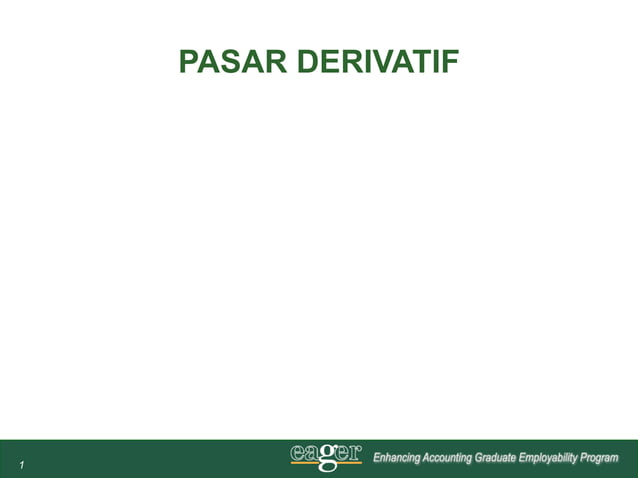 11 Pasar Derivatif | PPT