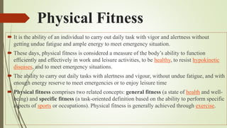 Fitness and its Types | PPTX