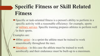 Fitness and its Types | PPTX